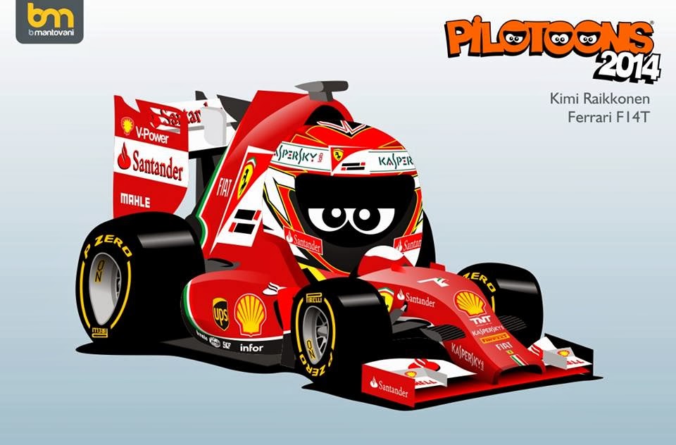 Continental Circus: Formula 1 em Cartoons: o regresso de Kimi Raikkonen ...
