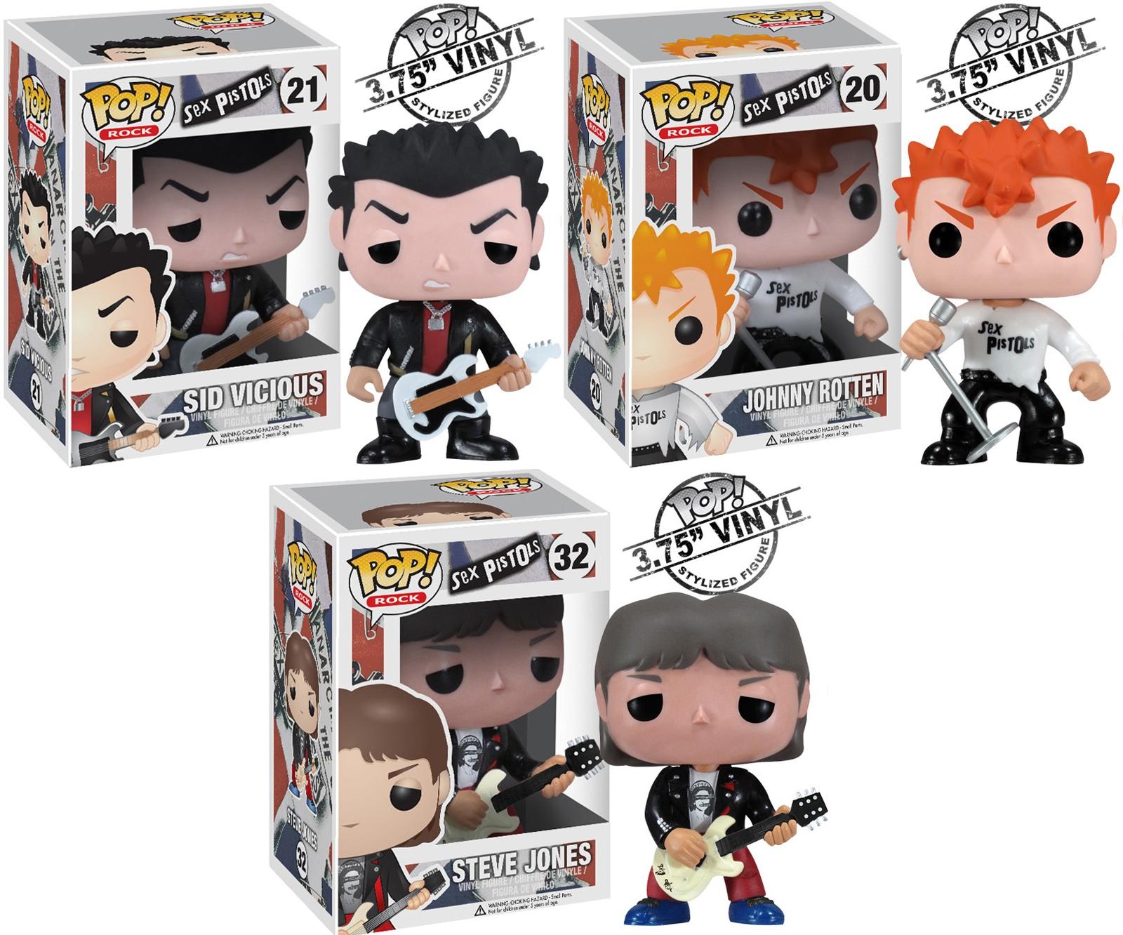 The Blot Says The Sex Pistols Pop Rocks Vinyl Figures By Funko