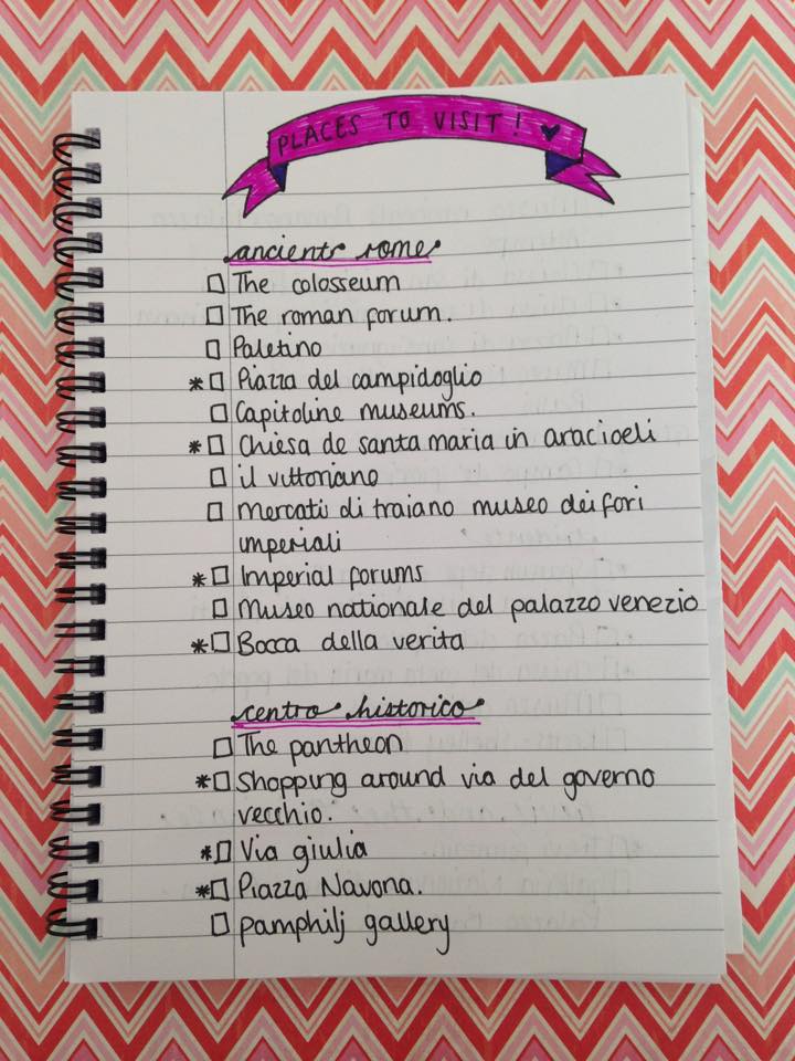 Turn the Paige over: Rome travel journal!