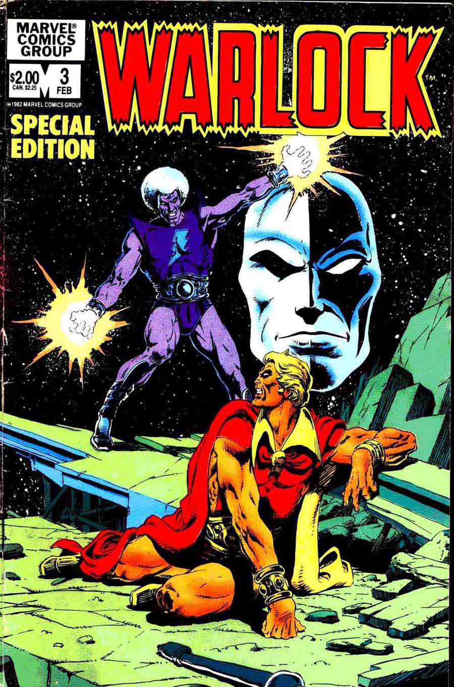 Warlock v2 #3 - Jim Starlin cover & reprints - Pencil Ink