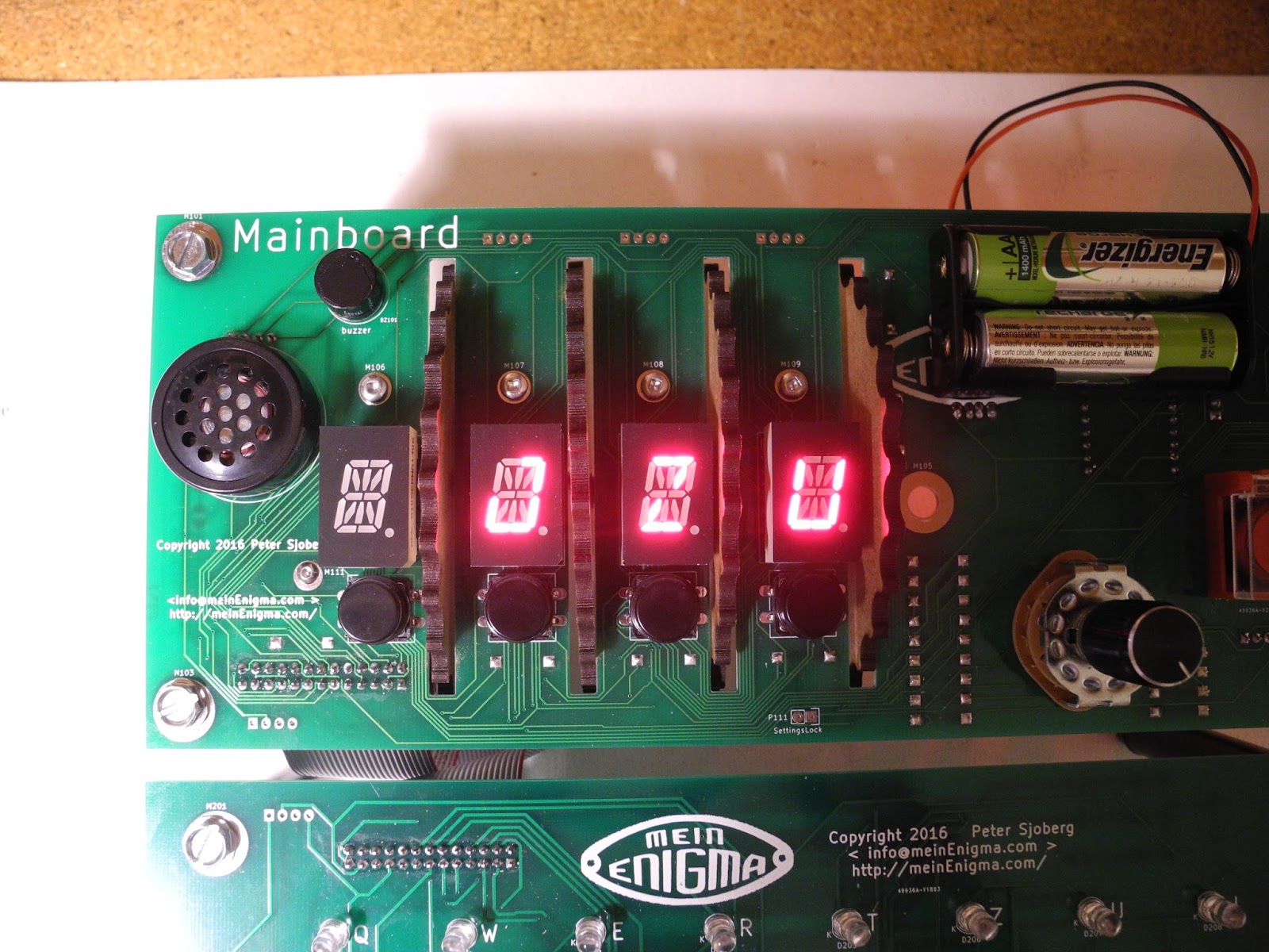 Jeff Tranter's Blog: The MeinEnigma Enigma Machine Kit - Message ...