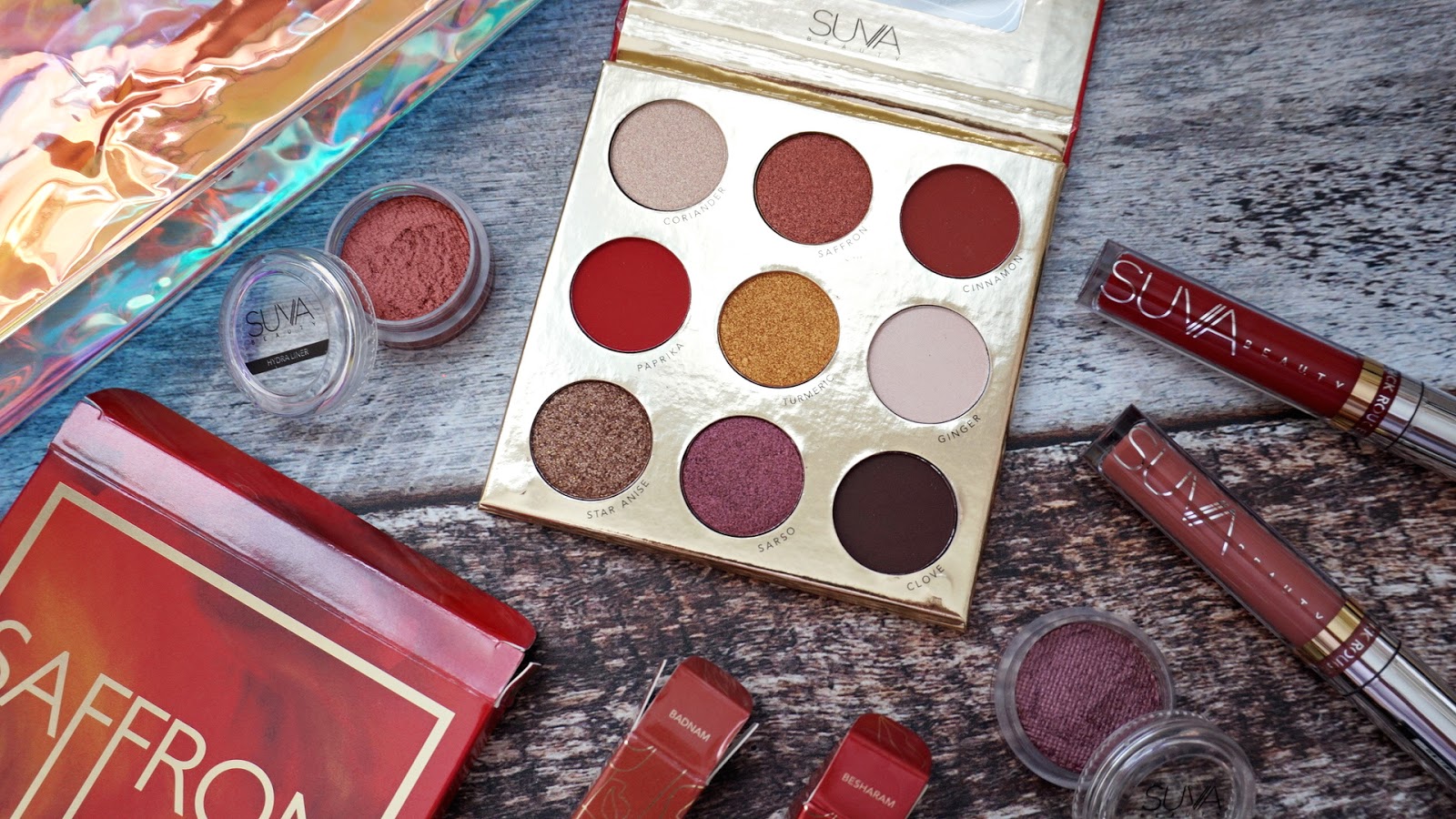 Review, Swatch & Tutorial: Suva Beauty - Saffron Palette* - miranda loves