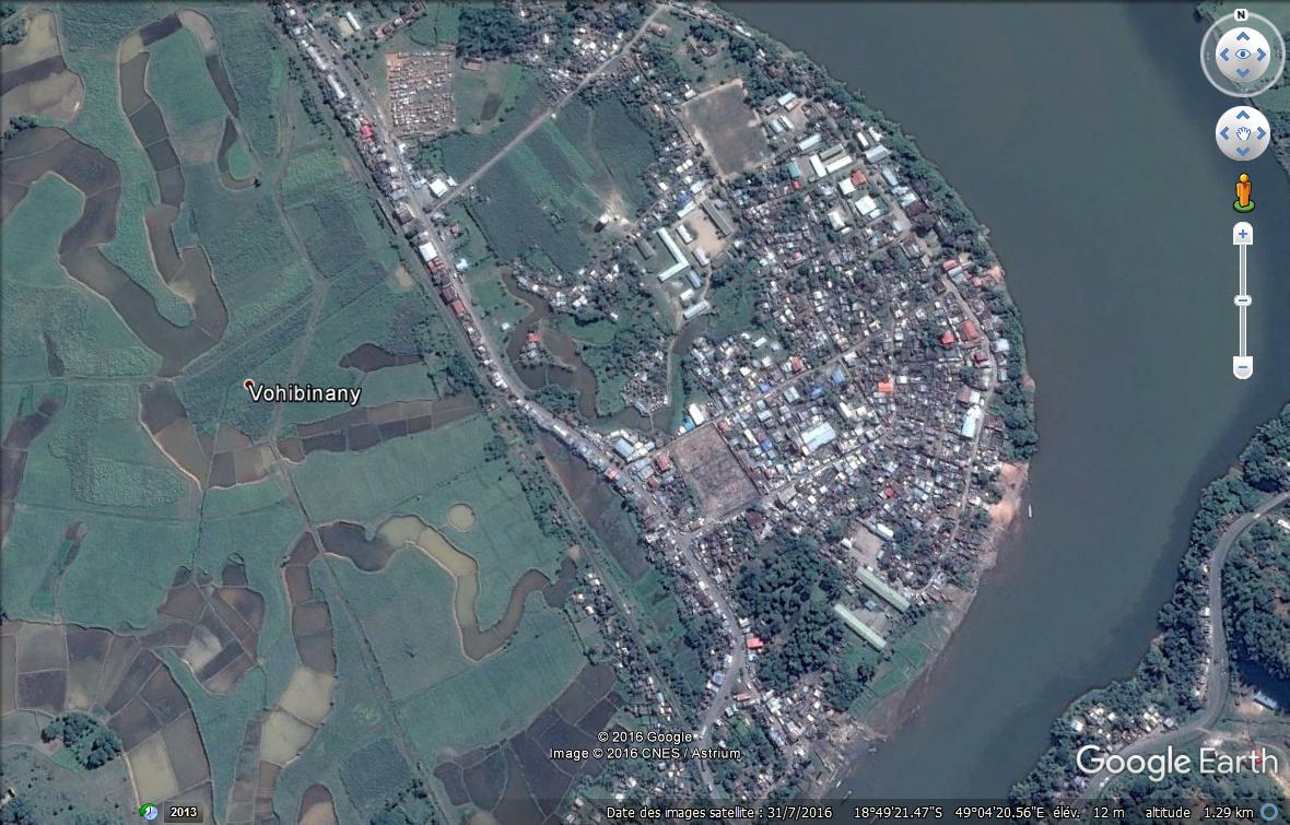 Tatsimo: Carte des districts de l'ancienne province de Tamatave