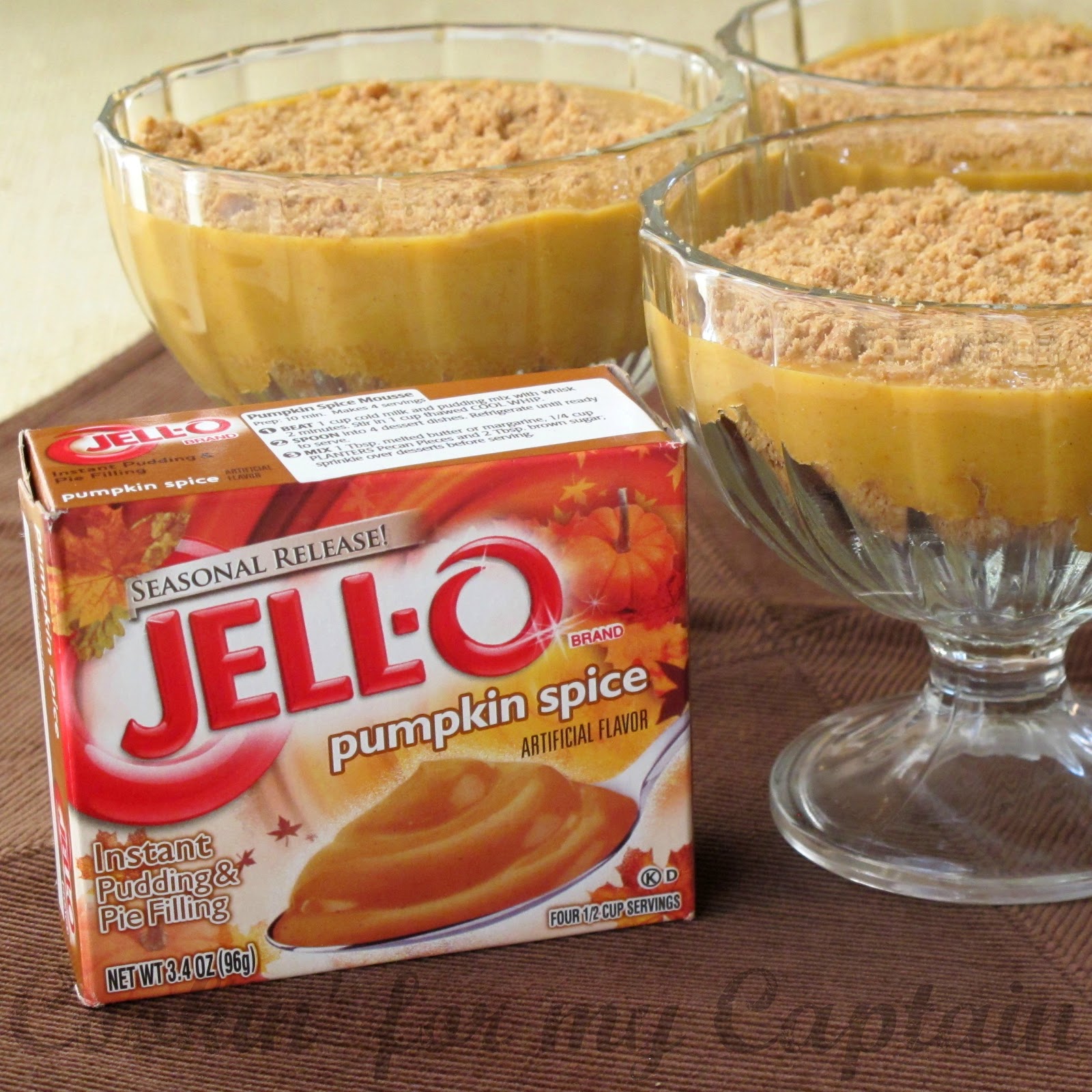Cookin' for my Captain: Pumpkin Spice Jell-O