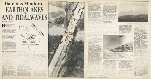 ALAM MO BA 'TO? (Do You Know This?): Dateline Mindoro: Earthquakes ...