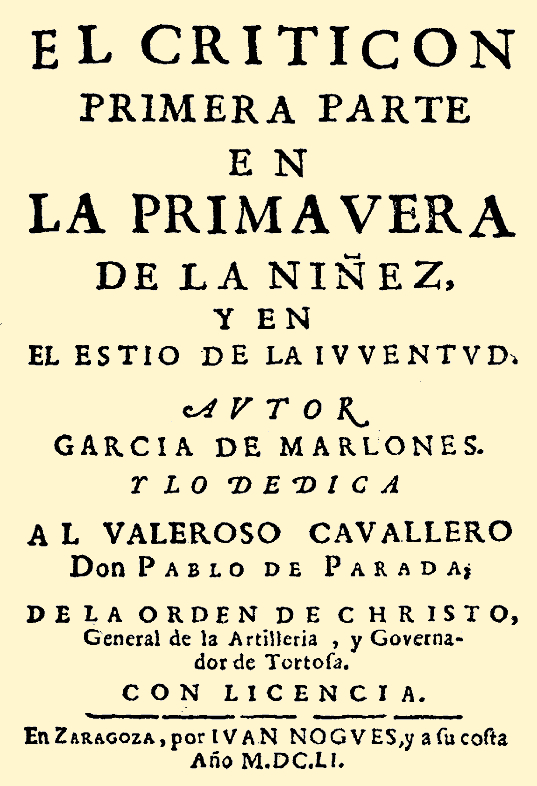 Clásicos de Historia: Baltasar Gracián, El Criticón