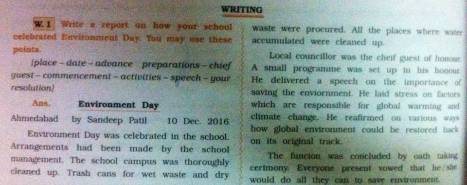 Report-Celebration of Environment Day