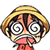 one piece luffy ~ emoticons , emoji