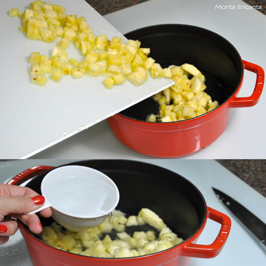 Fãs de Receitas: Gelado de abacaxi com leite de coco