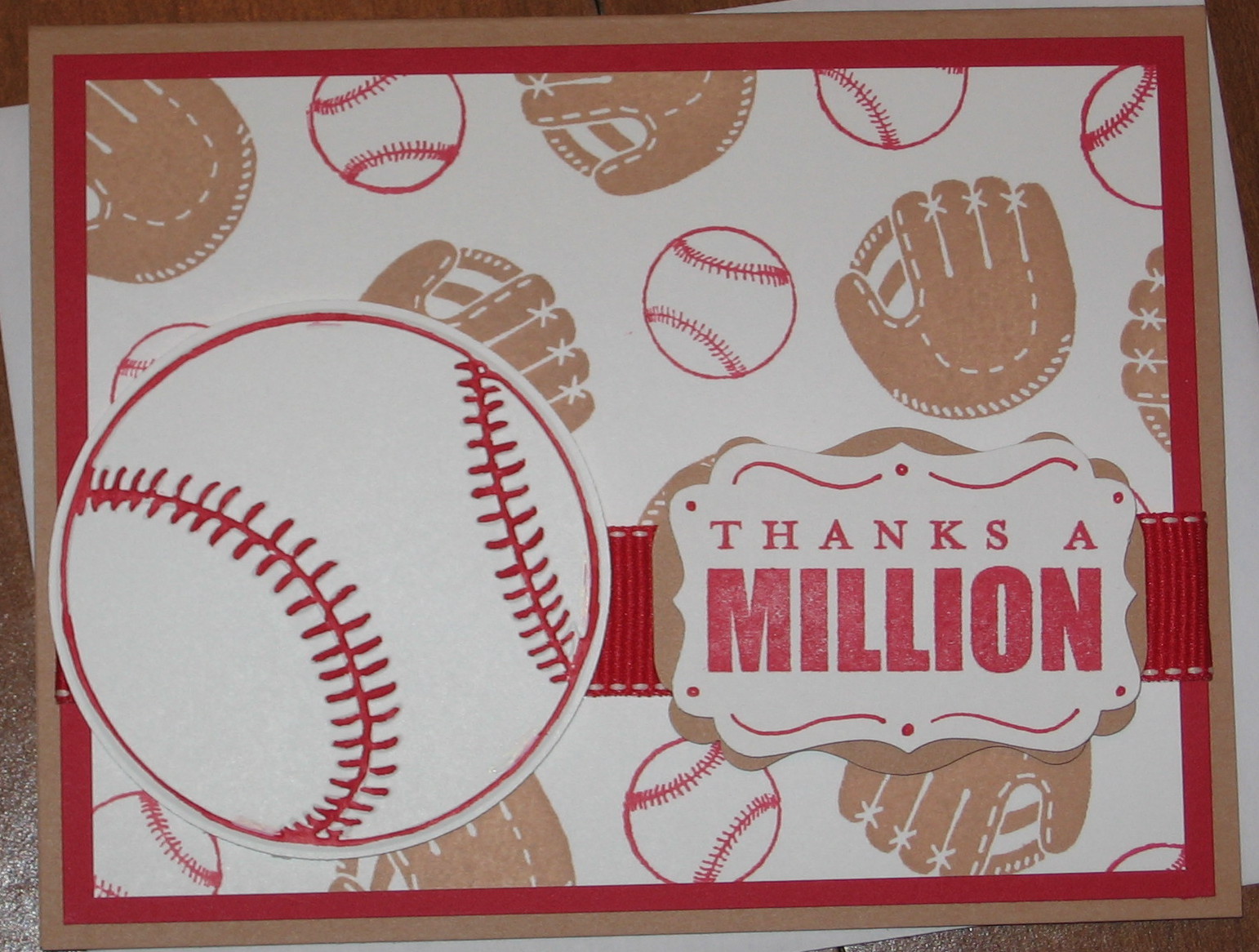 Heidi Stamps: A softball thank you