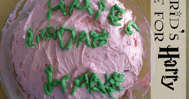 Pieces by Polly: Hagrid's Birthday Cake for Harry Potter