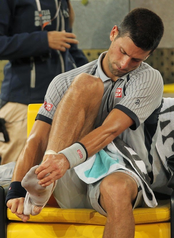 Straight Jock Feet: Beautiful Novak Djokovic tennis God feet...