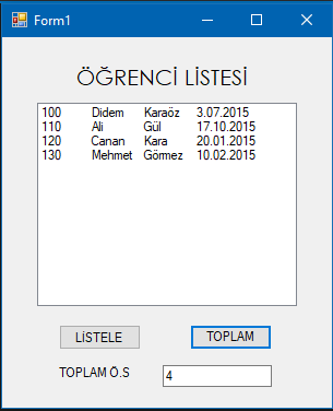 VB.NET'TE VERİTABANI İŞLEMLERİ