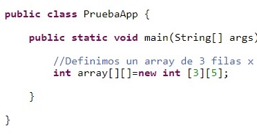 Estructura de datos y algoritmos 2017-II: Arrays multidimensionales en java