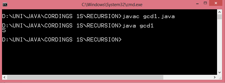 Gcd program in java Gcd program in java