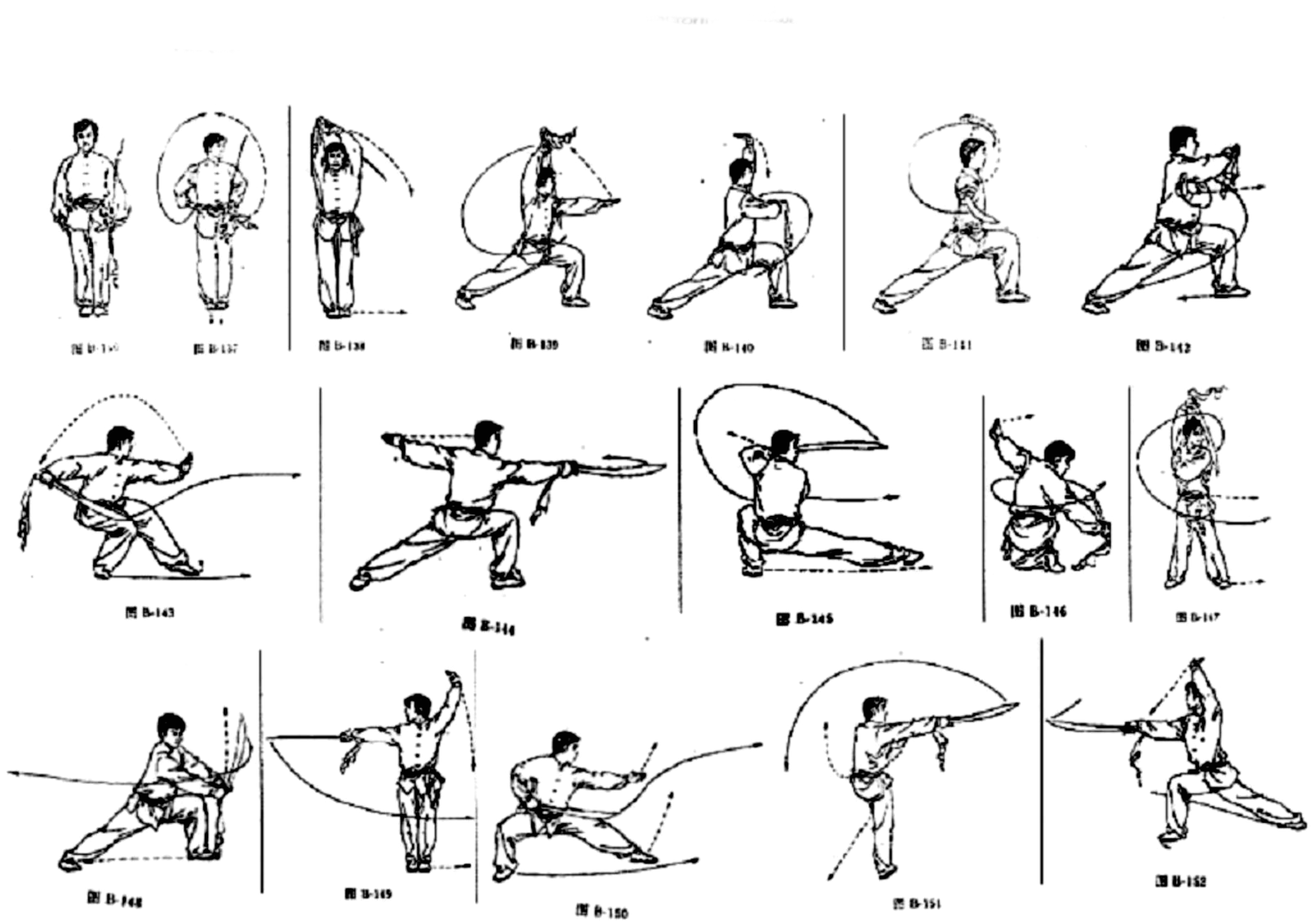 WUSHU: FORMAS: DAOSHU 16 MOVIMIENTOS