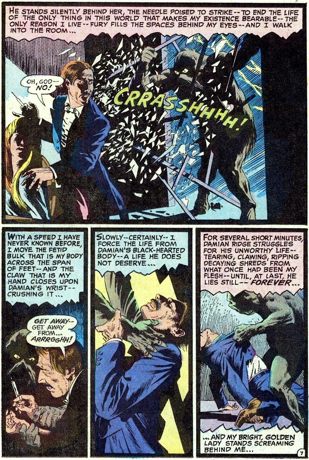CRIVENS! COMICS & STUFF!: THE AWESOME ORIGIN OF THE 'FIRST' SWAMP THING...