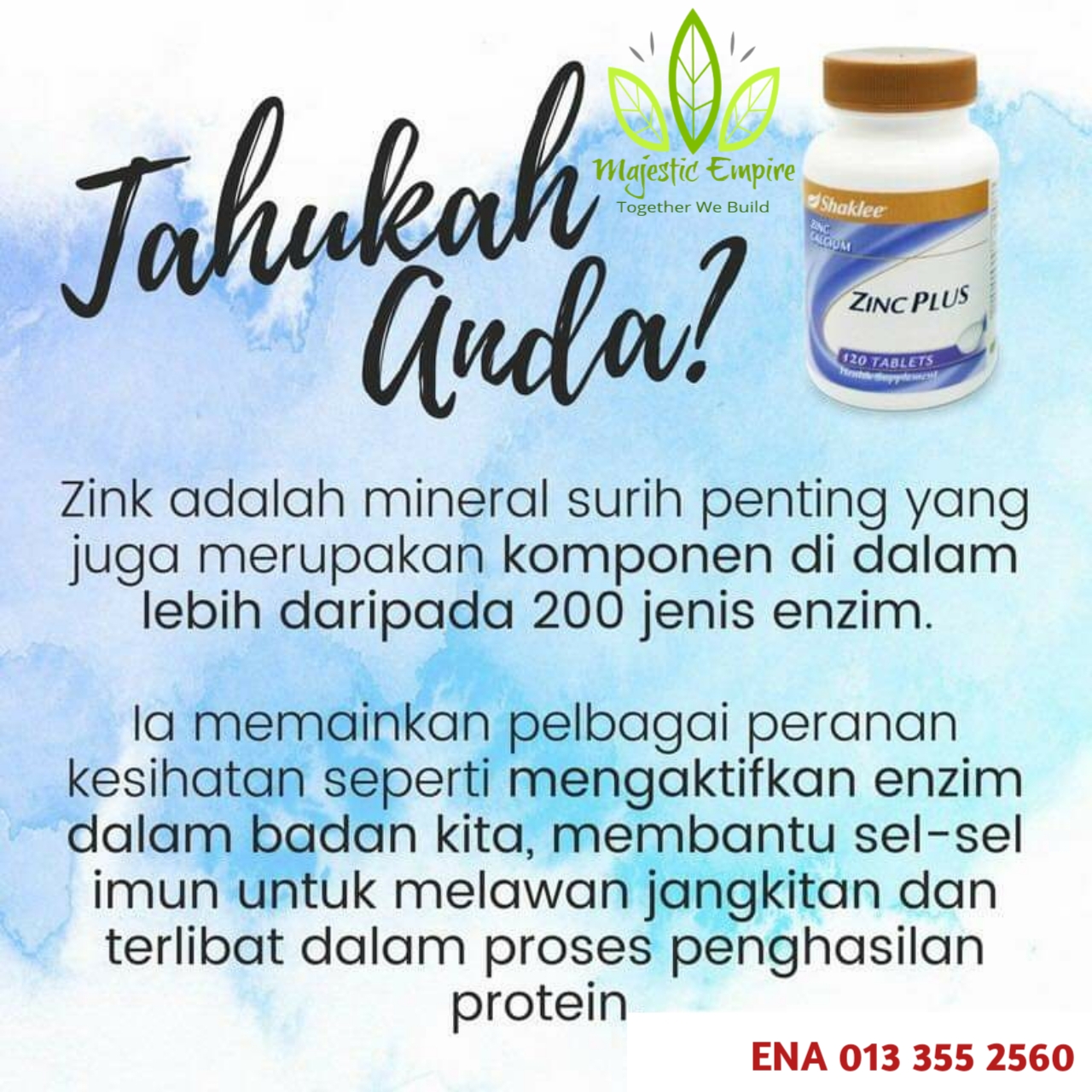 Vitamin Sihat Semulajadi: KEBAIKAN DAN KELEBIHAN ZINC PLUS SHAKLEE