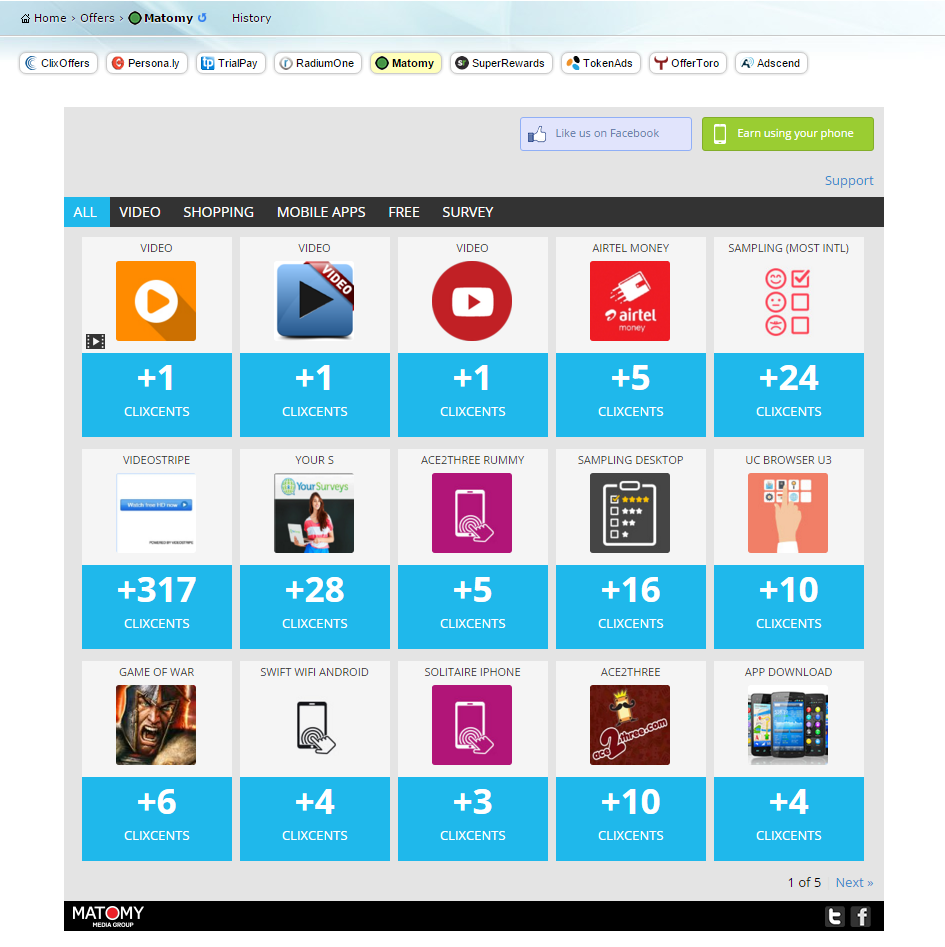 Clixsense - Earn fixed income every month for completing survey & Task ...