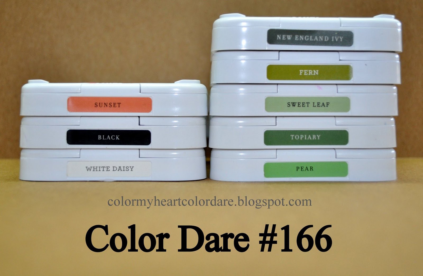 Peachy Paper Crafts Part Deux: Color Dare Challenge #166
