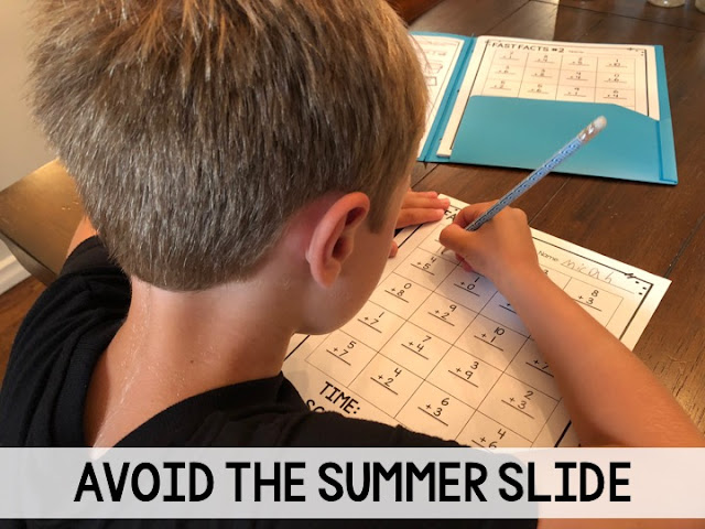 Summer Math Packet | TheHappyTeacher