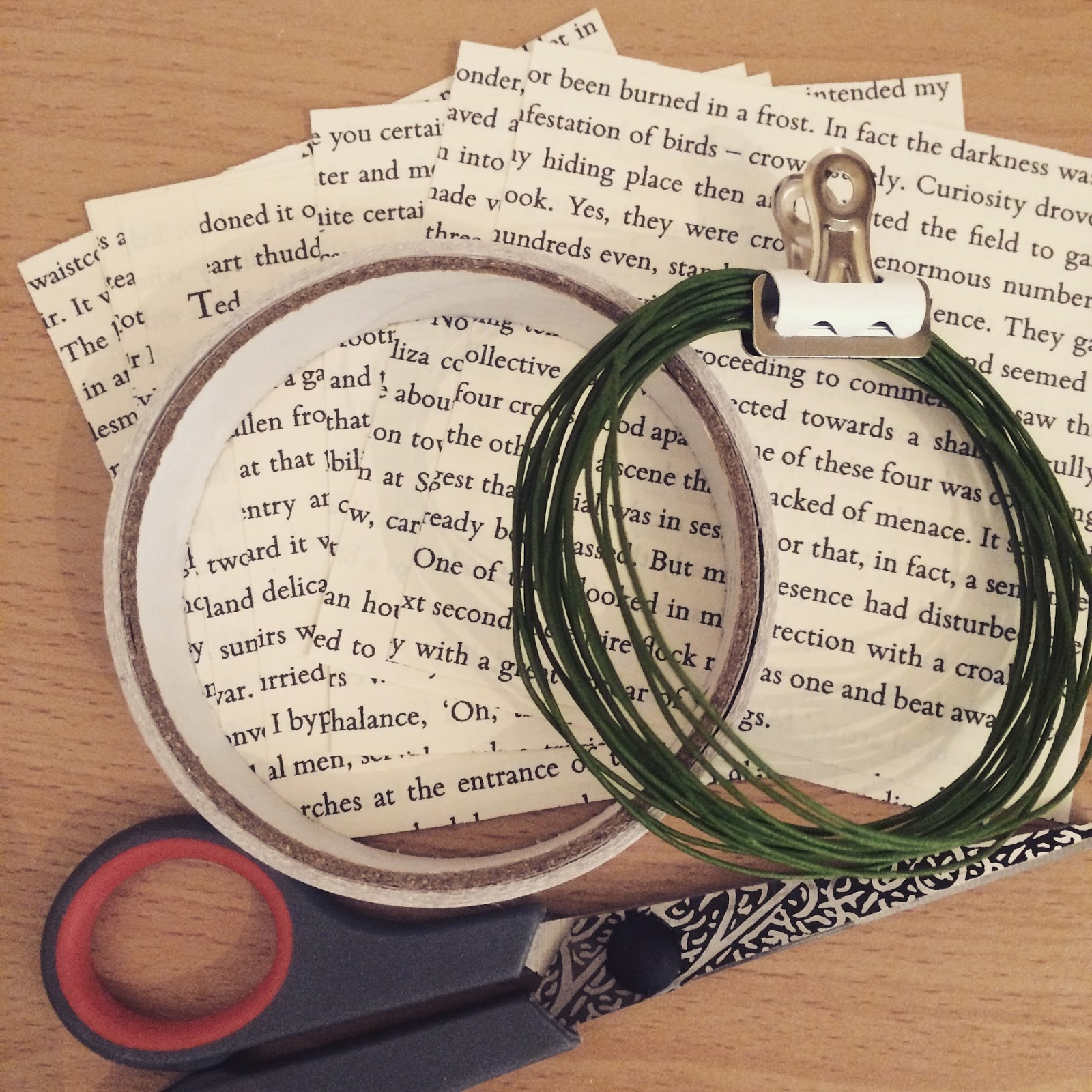 Jennifer Joyce Writes: Book Crafts: Bookish Paper Roses