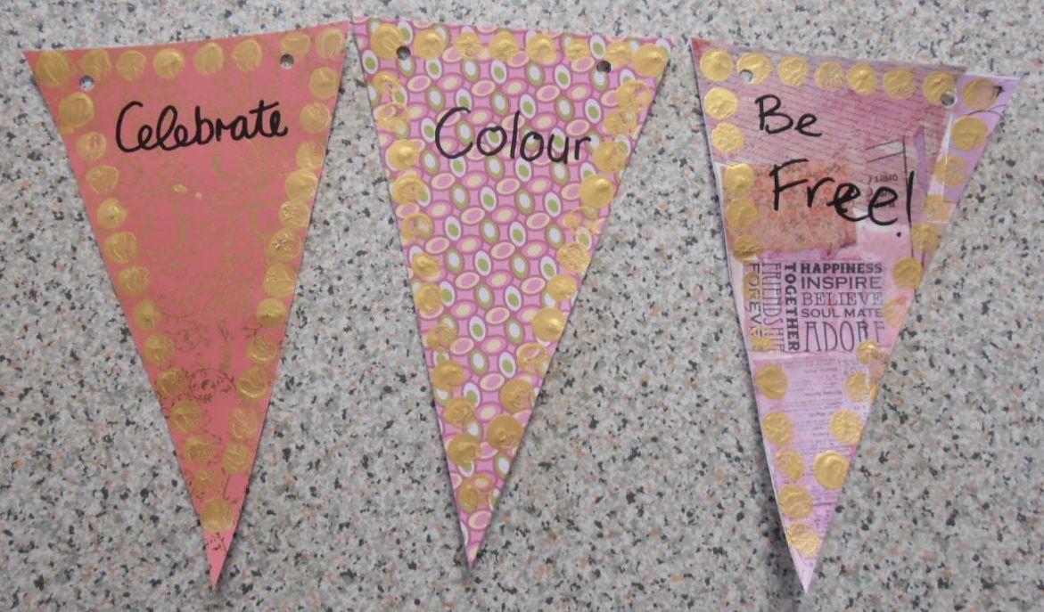 Shells in the Bush: Inspirational Paper Bunting Flags