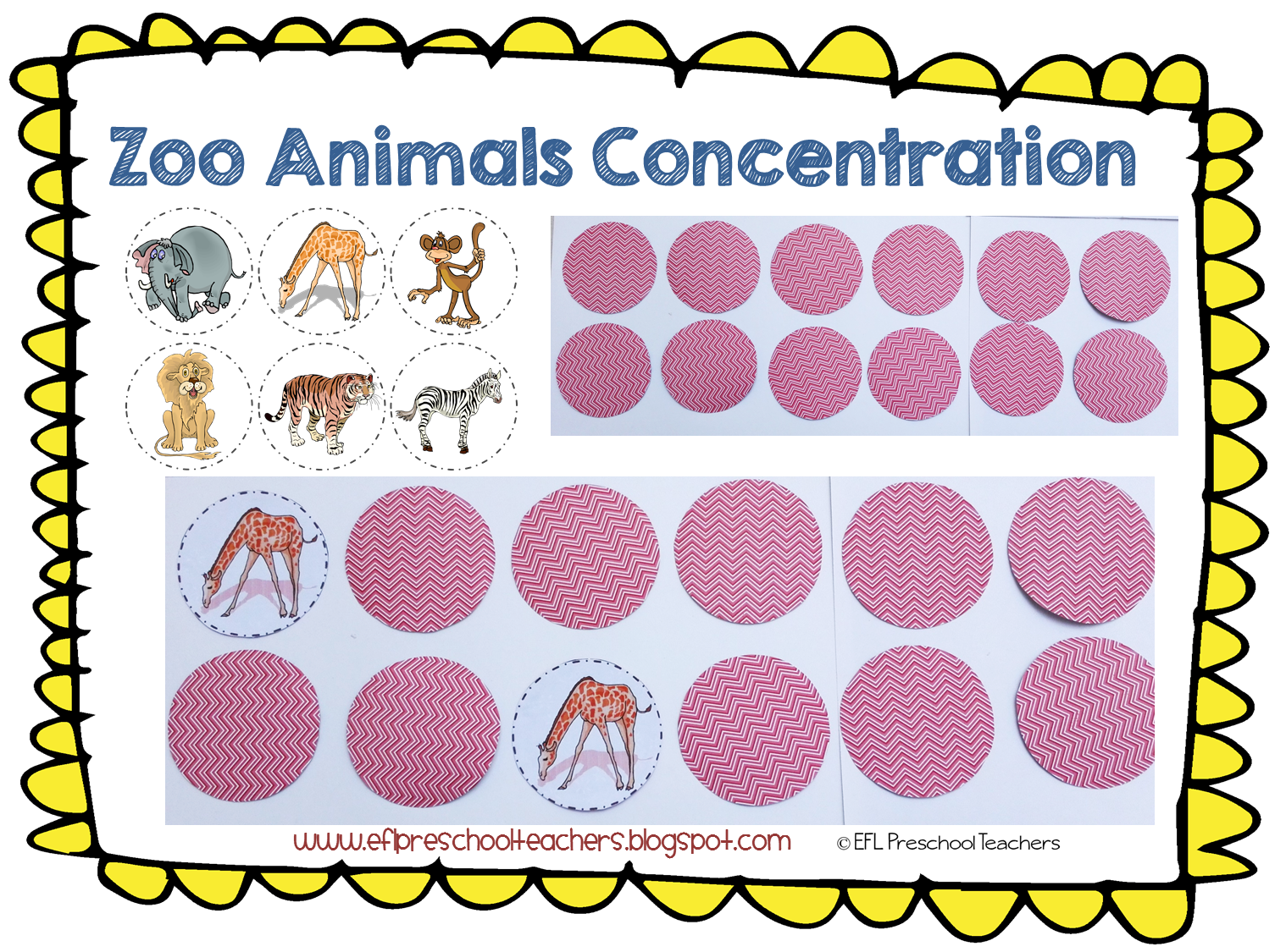 ESL/EFL Preschool Teachers: Zoo Animal Theme for the Kindergarten ELL