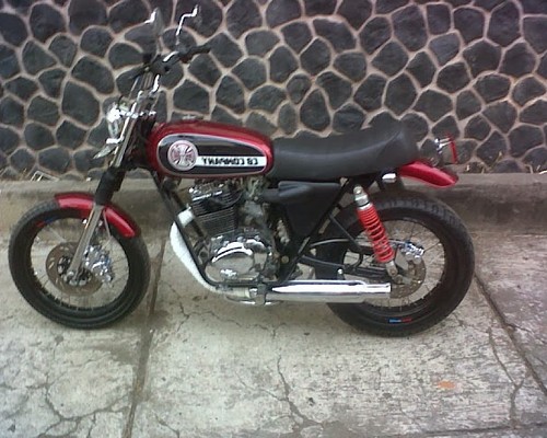 50+ Modifikasi Motor Cb 100 Warna Merah, Terpopuler!