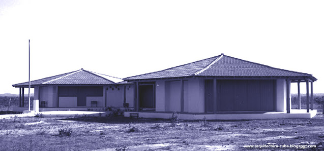 ARQUITECTURA CUBA: Escuela primaria rural, 1959