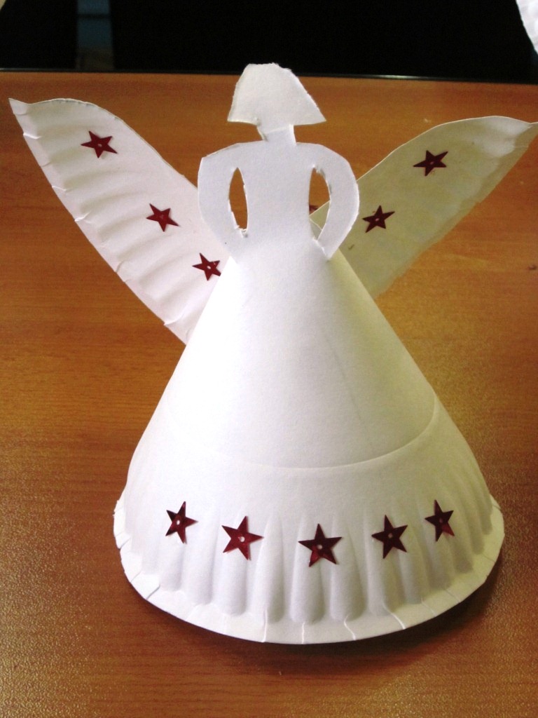 DIY Paper Crafts: Paper Plate Angel Craft