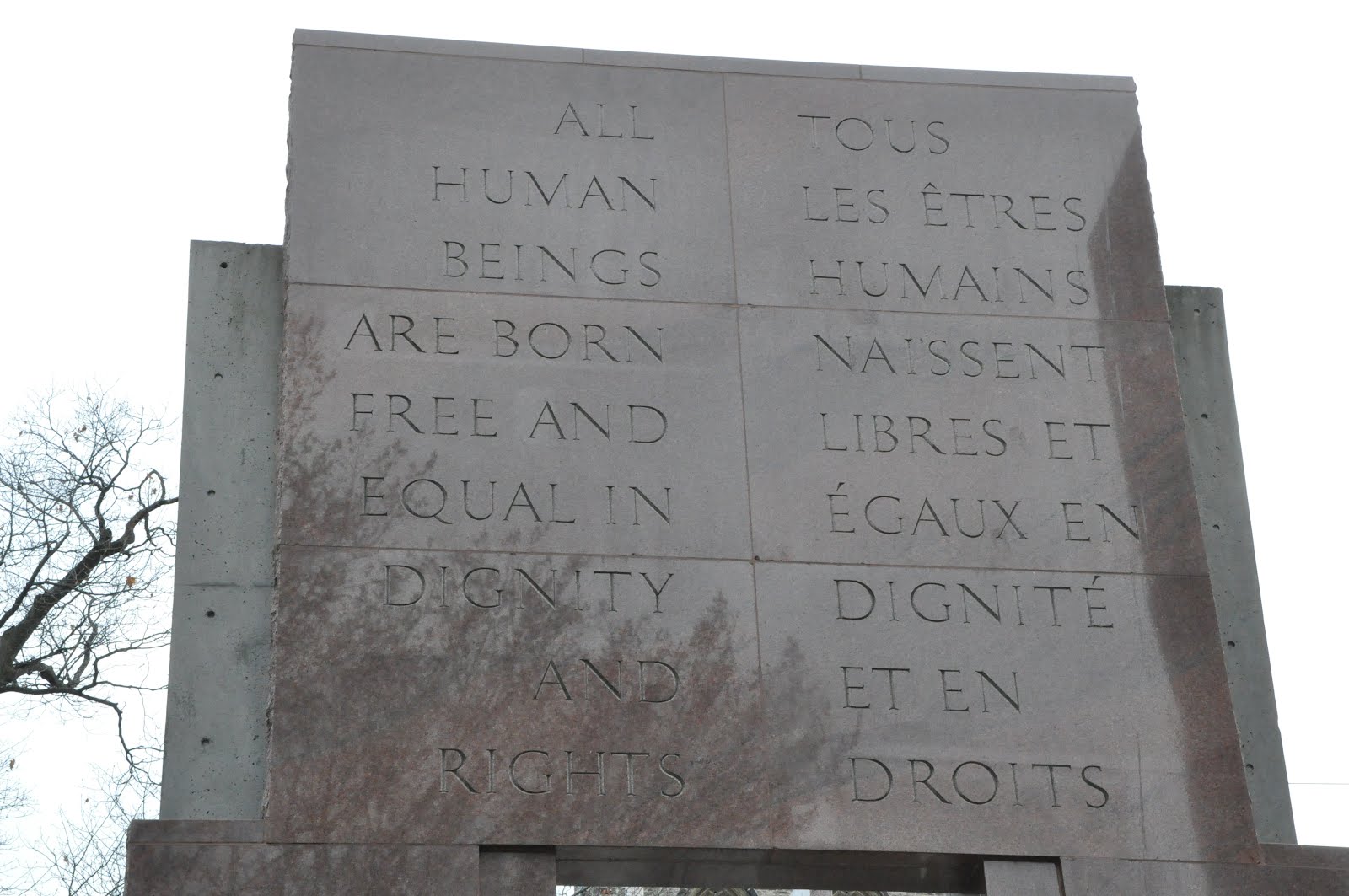 Orbis Catholicus Secundus: Human Rights Monument on Elgin Street