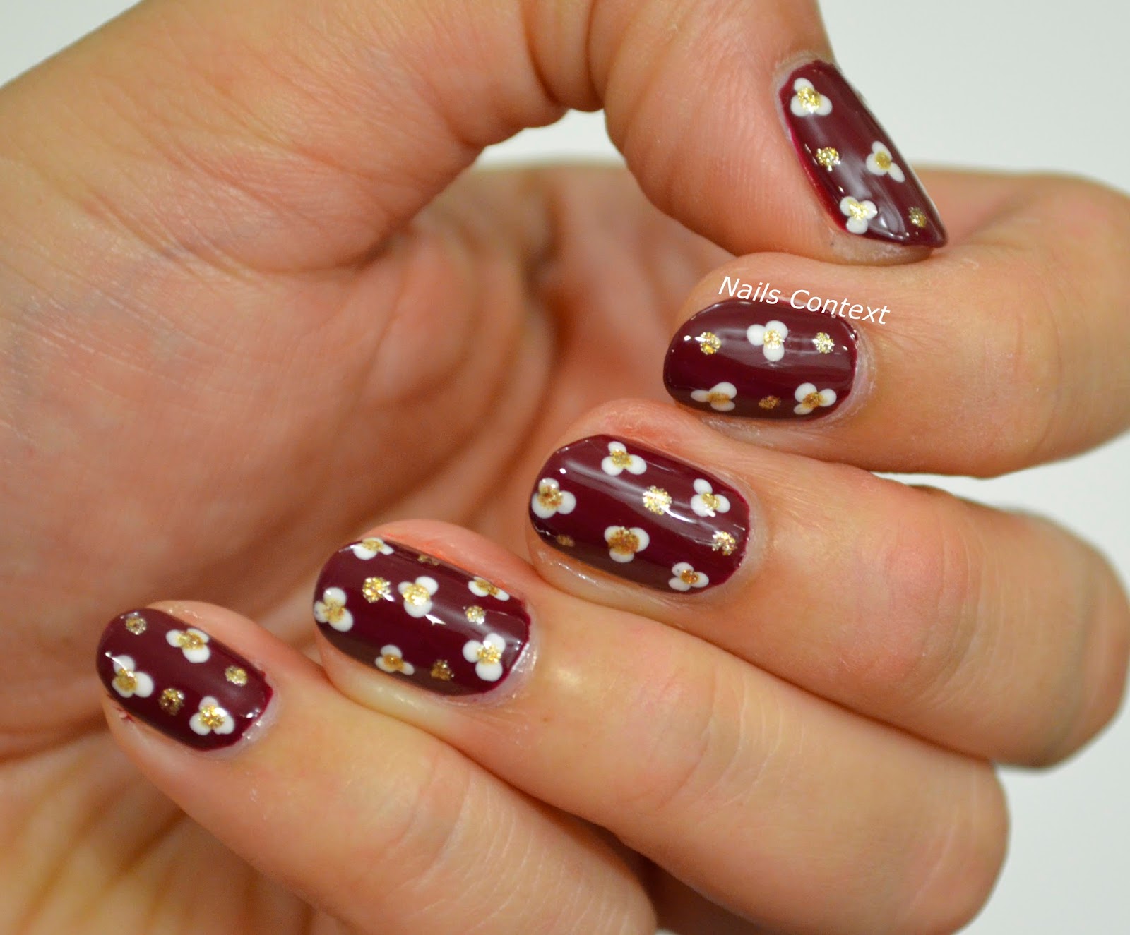 Nails Context: Fall Florals