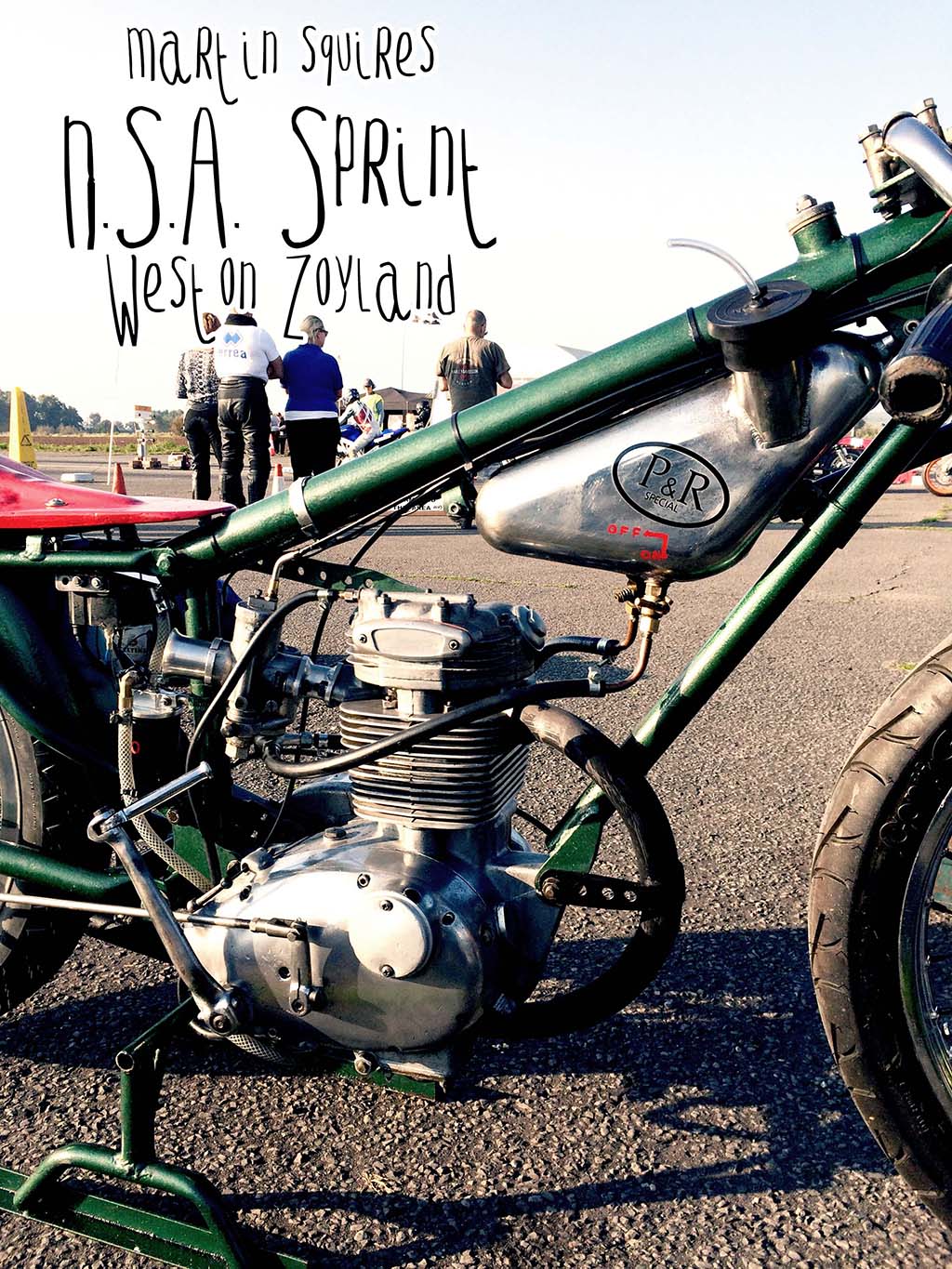 Martin Squires Automotive Illustration: N.S.A. Sprint, Weston Zoyland