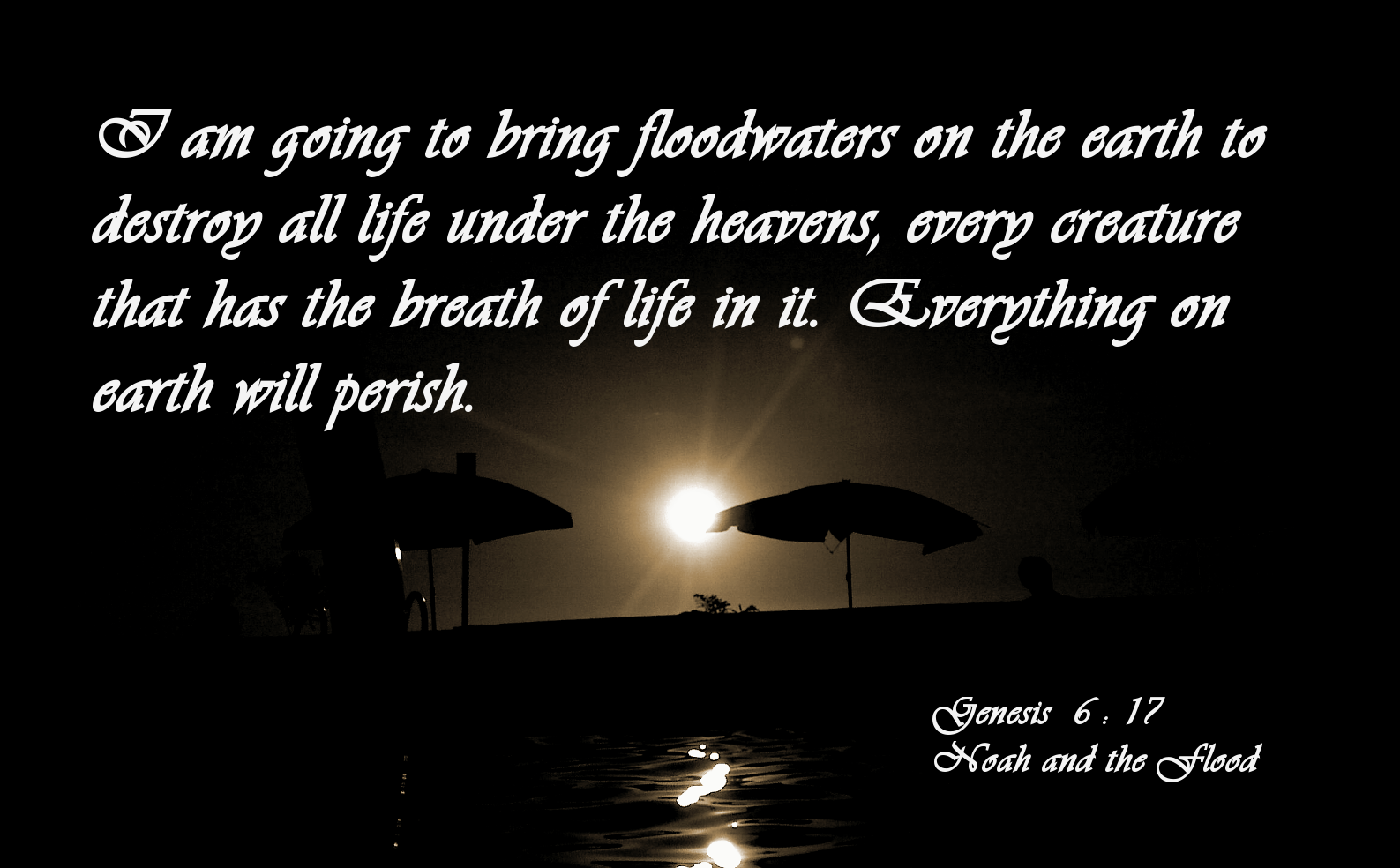 Genesis 6:17 Noah and the Flood - 1 million free pictures