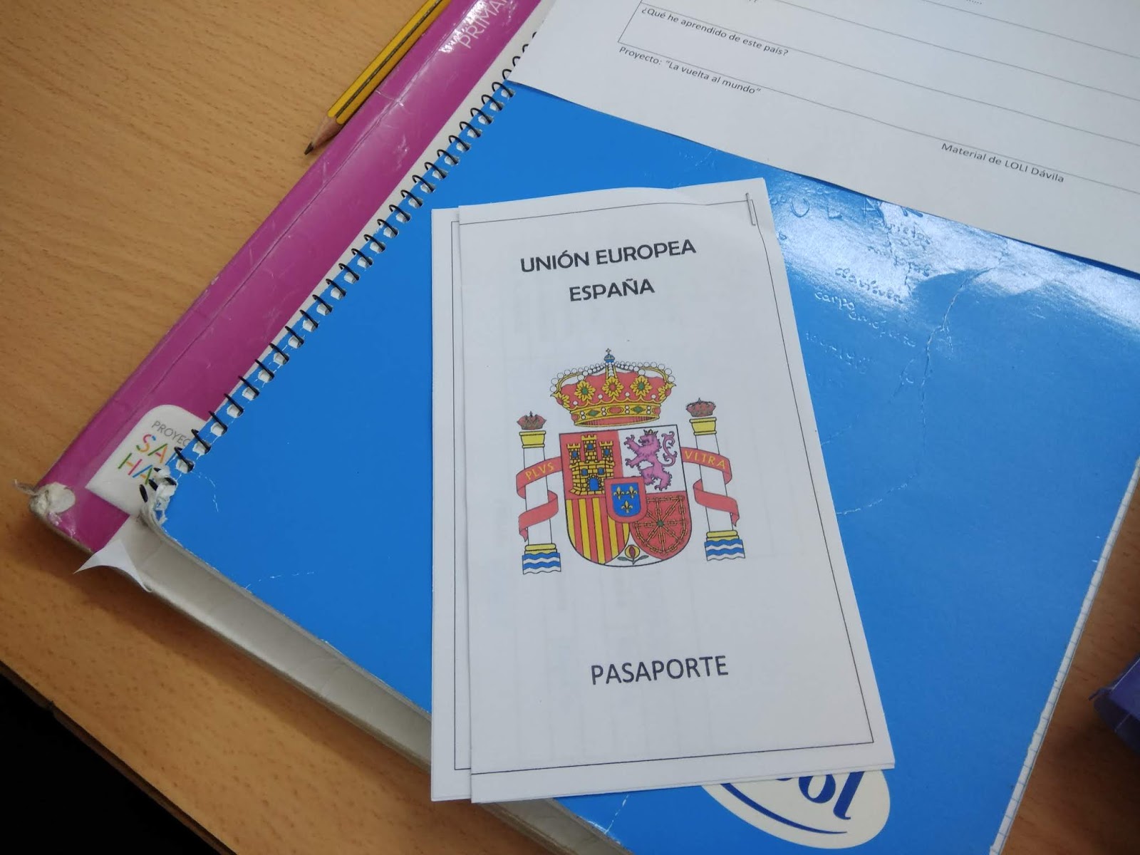 El aula de Loli: PROYECTO LA VUELTA AL MUNDO 5º EP