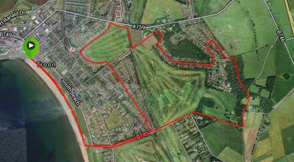 What doesn't kill you makes you stronger!: Troon Tortoises 10K road ...