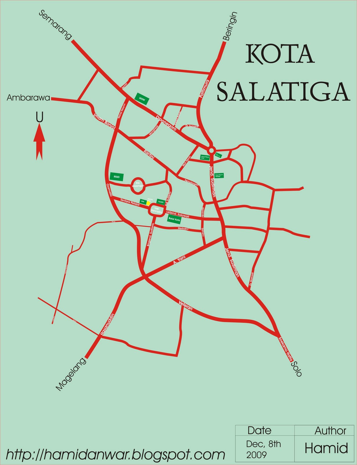 Peta Kota Salatiga