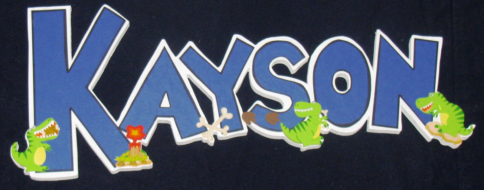 Lightyear Designs~ Custom Wood Name Signs: Ella, Kayson, Camden