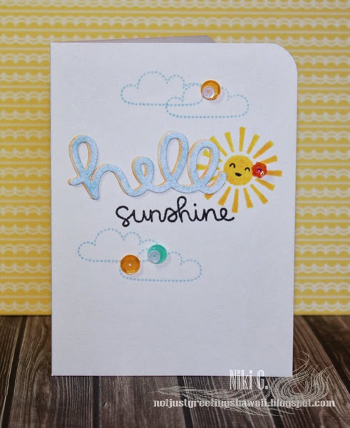 Stampn'HI: Hello Sunshine: CAS style