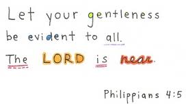 Prayer Pointers: Philippians 4: 5 - Gentleness