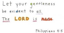 Prayer Pointers: Philippians 4: 5 - Gentleness