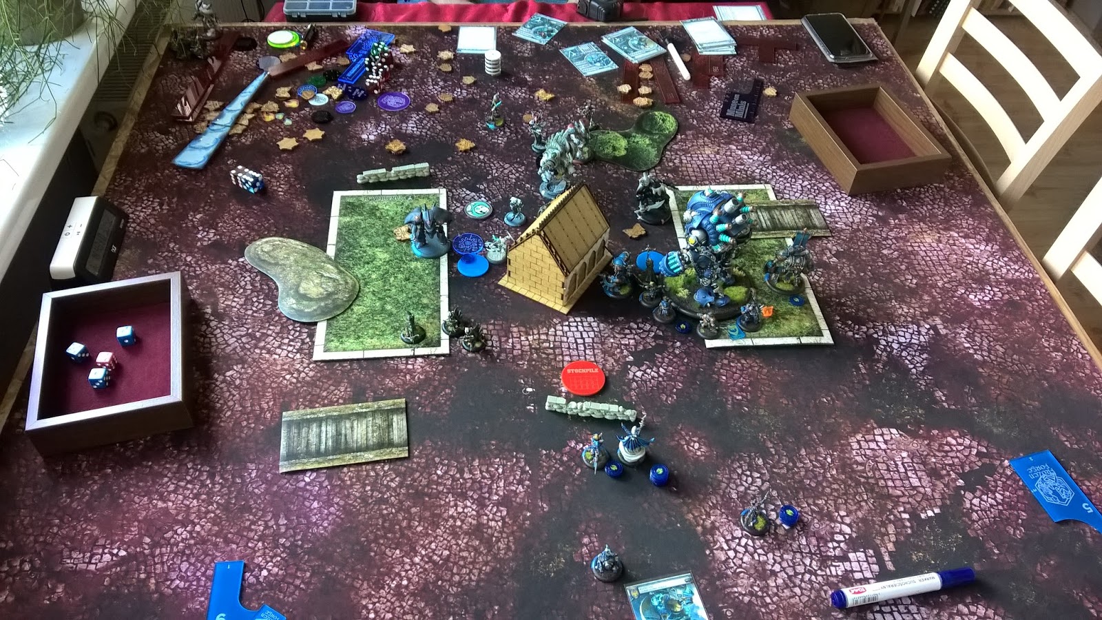 Battle Report #2 Cygnar Major Victoria Haley vs RoS Issyria, Sibyl of Dawn