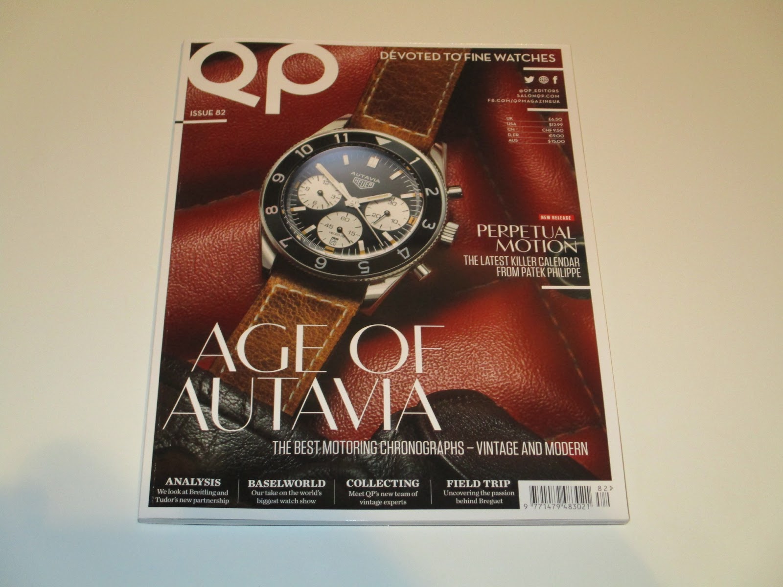 TAG HEUER ENTHUSIAST: OWNED: QP Magazine