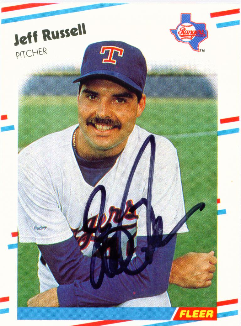 Texas Rangers Cards: Best Seasons: Jeff Russell - 1989.