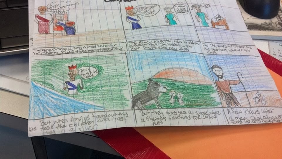 Virginia World History Teacher: Romulus and Remus Mythology Comic
