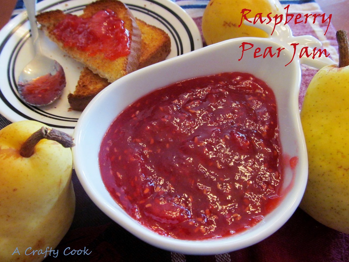 A Crafty Cook: Raspberry Pear Jam