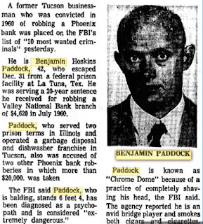 Stephen Paddock's father 'diagnosed as a psychopath'