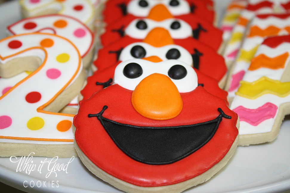 Whip it Good Cookies: Chic Elmo