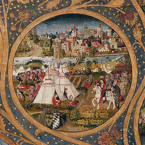 Regensburg historisch: 1489-1492 Hans Part Belagerung von Regensburg